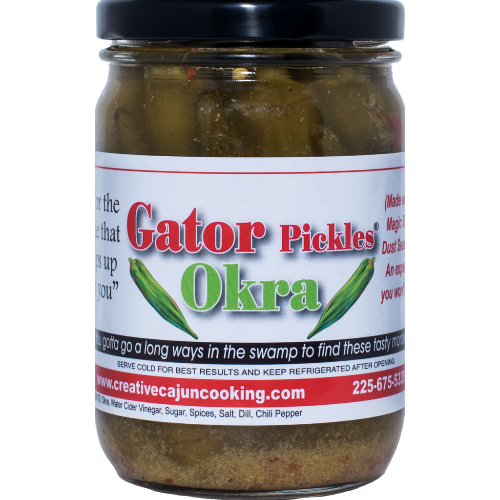 Taste the Magic of Cajun Cuisine with Gator Pickles Okra
