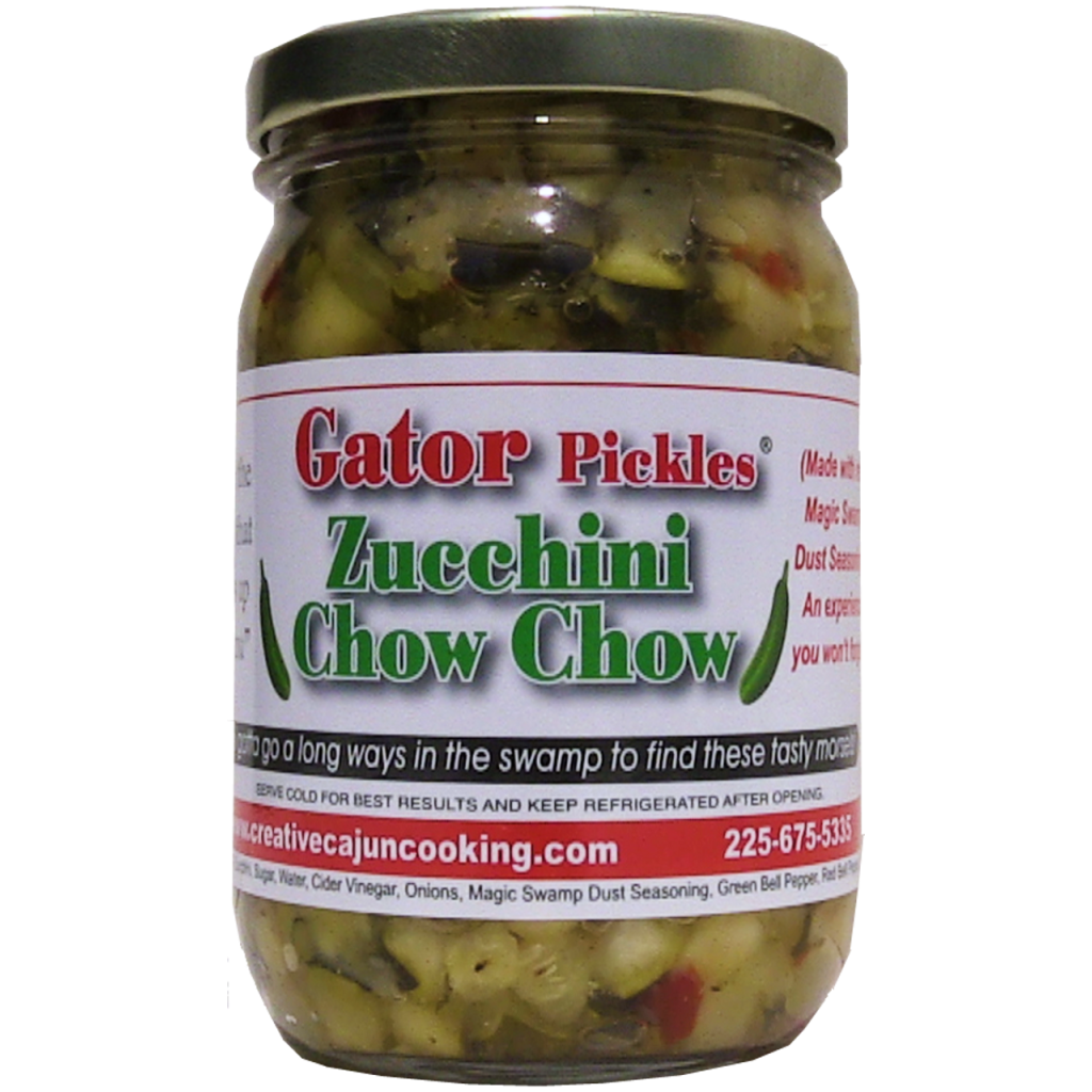 Gator Pickles Zucchini Chow Chow | Creative Cajun - 892834000307