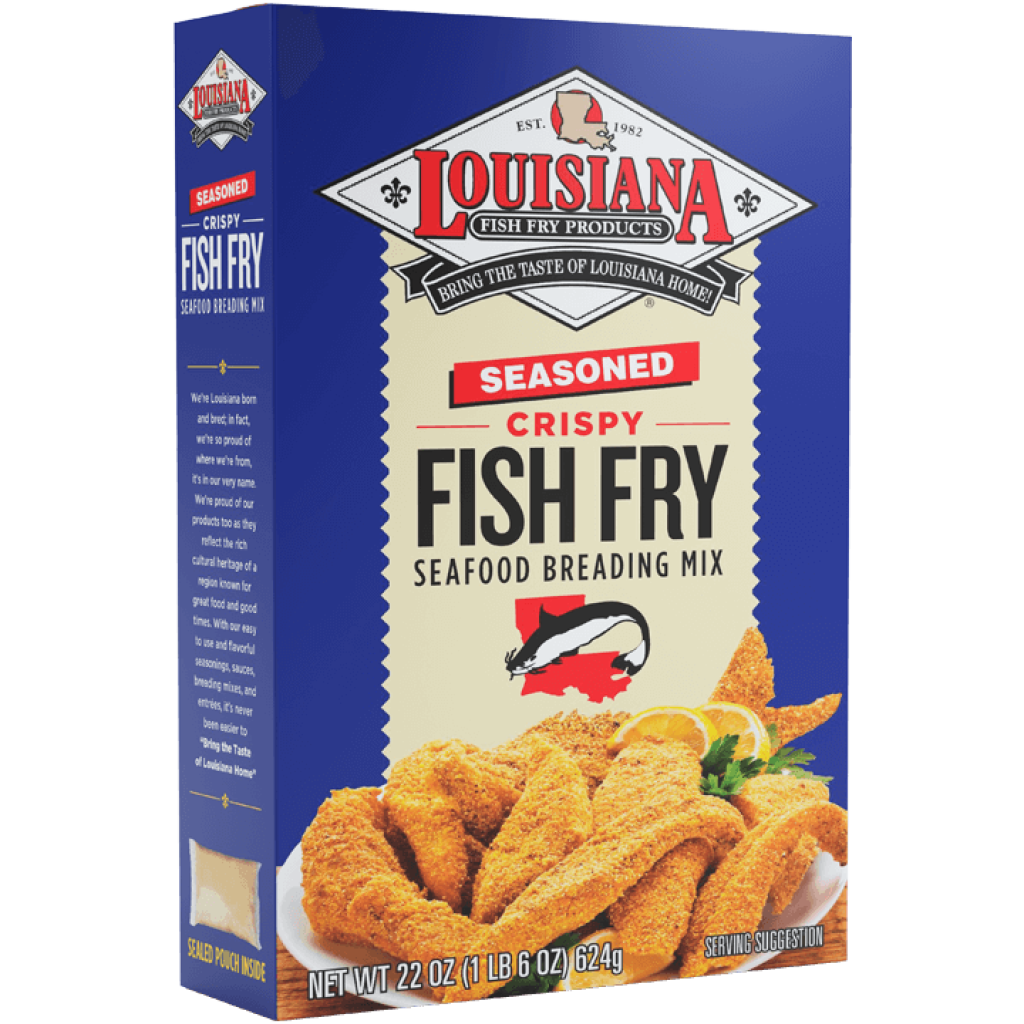 LA FISH FRY Seasoned Crispy Fish Fry 22 oz box - 03915600411
