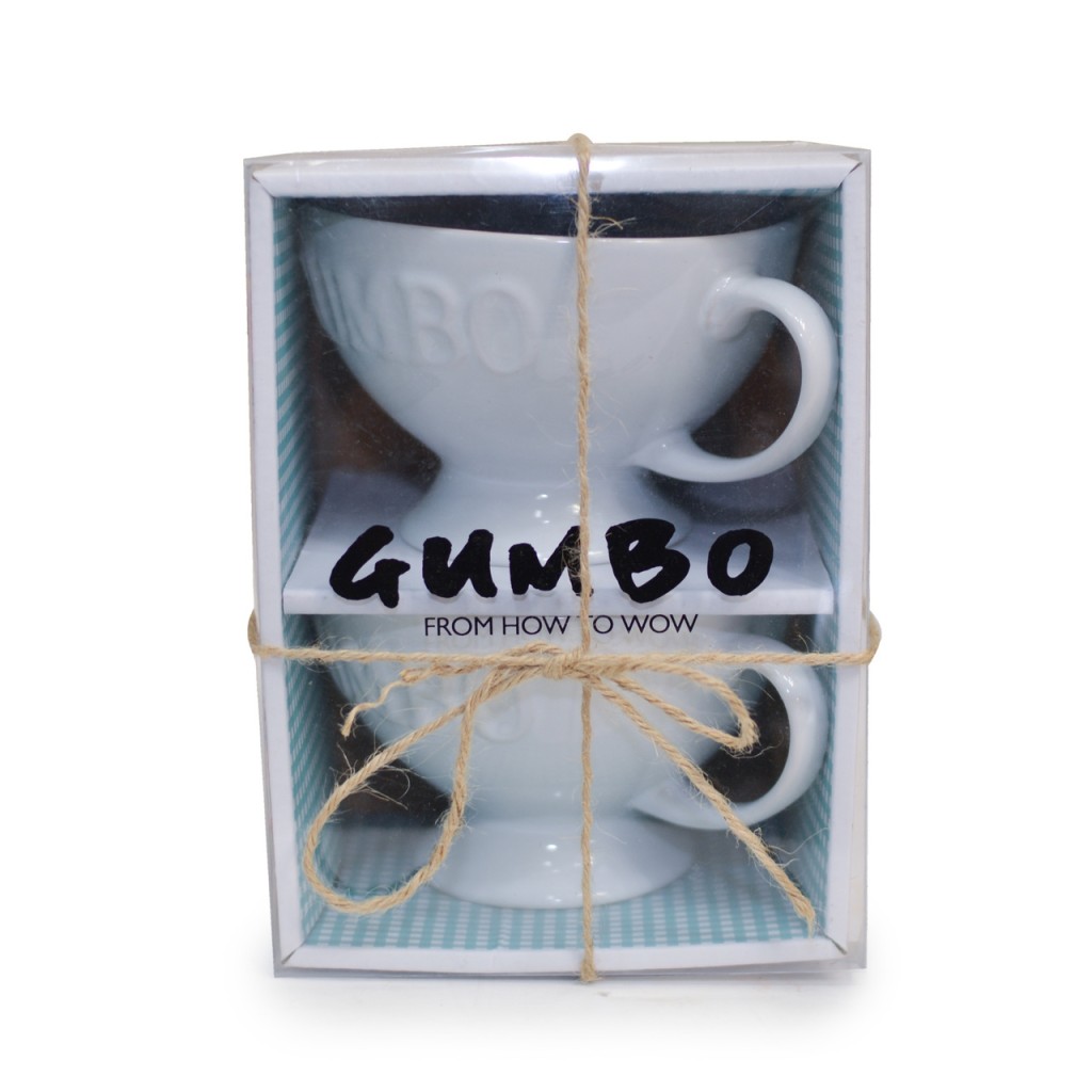 White Gumbo Bowls (Set of 2) - 09104