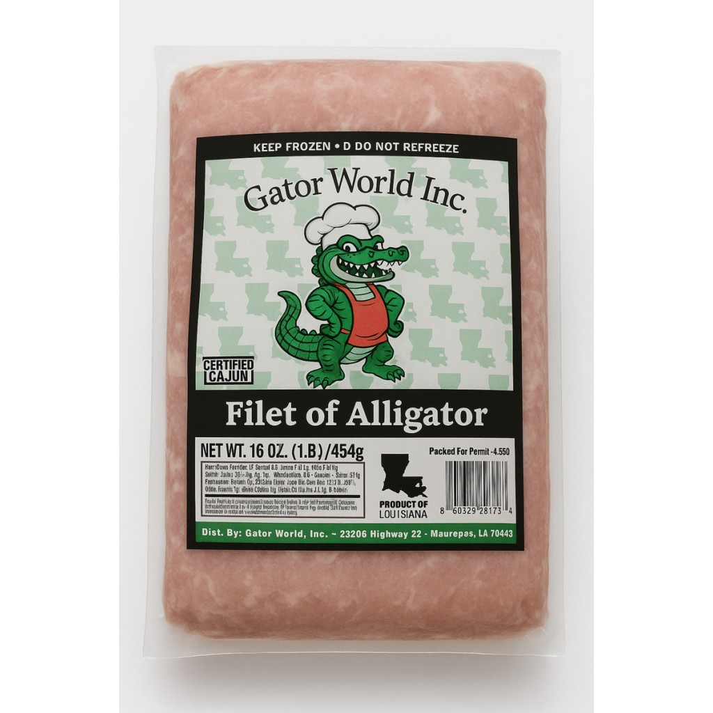 Alligator Tenderized Fillets - 5080