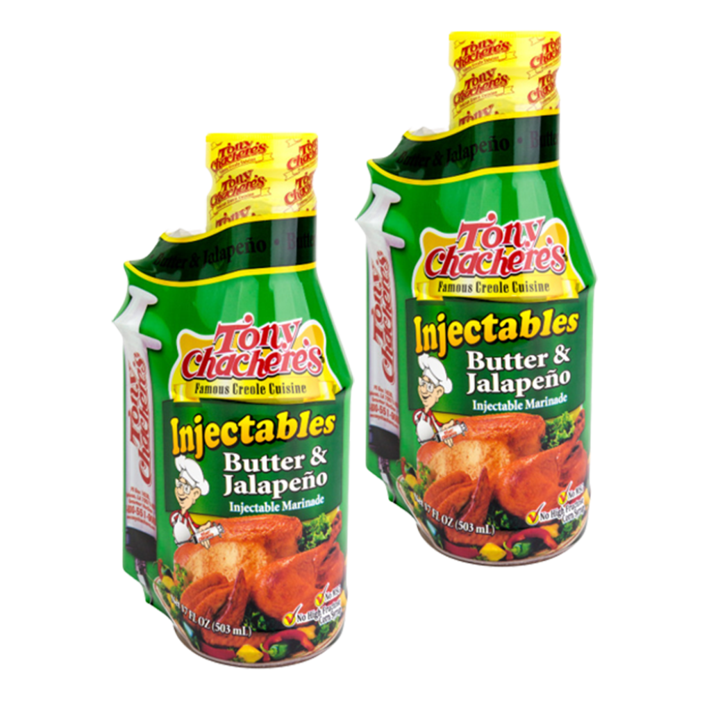Tony Chachere's Butter & Jalapeno With Injector 17 oz - Pack of 2 ...